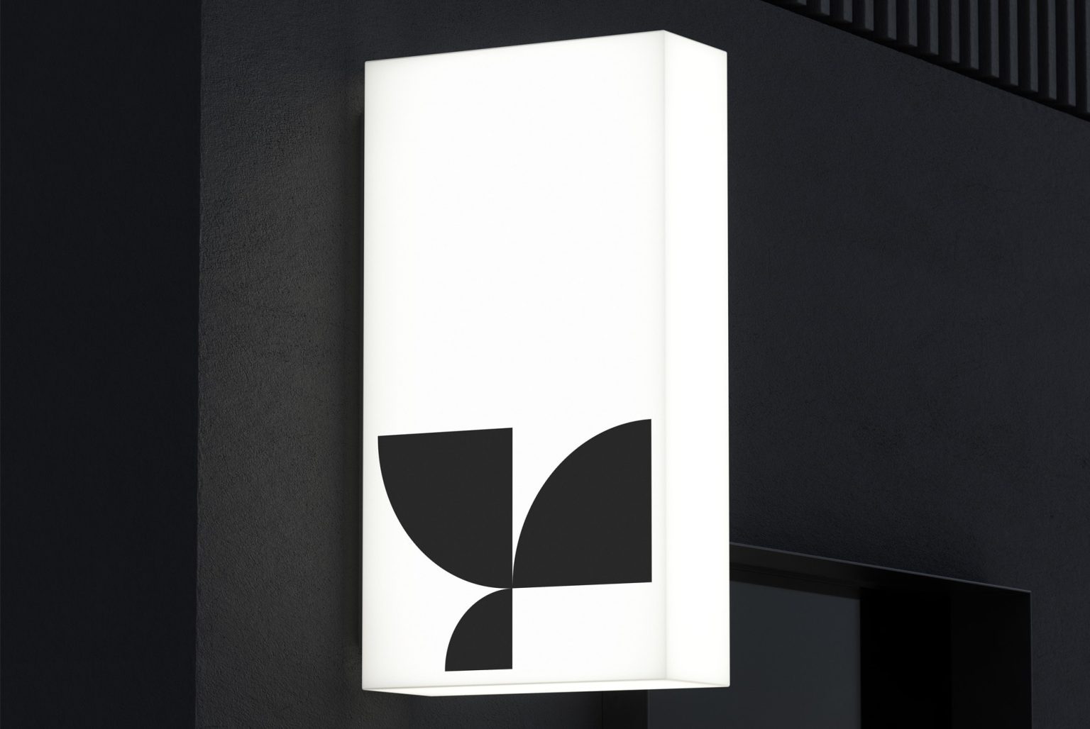 Lightbox 01 Facade Mockup, Outdoor Mockup | Supply.Family