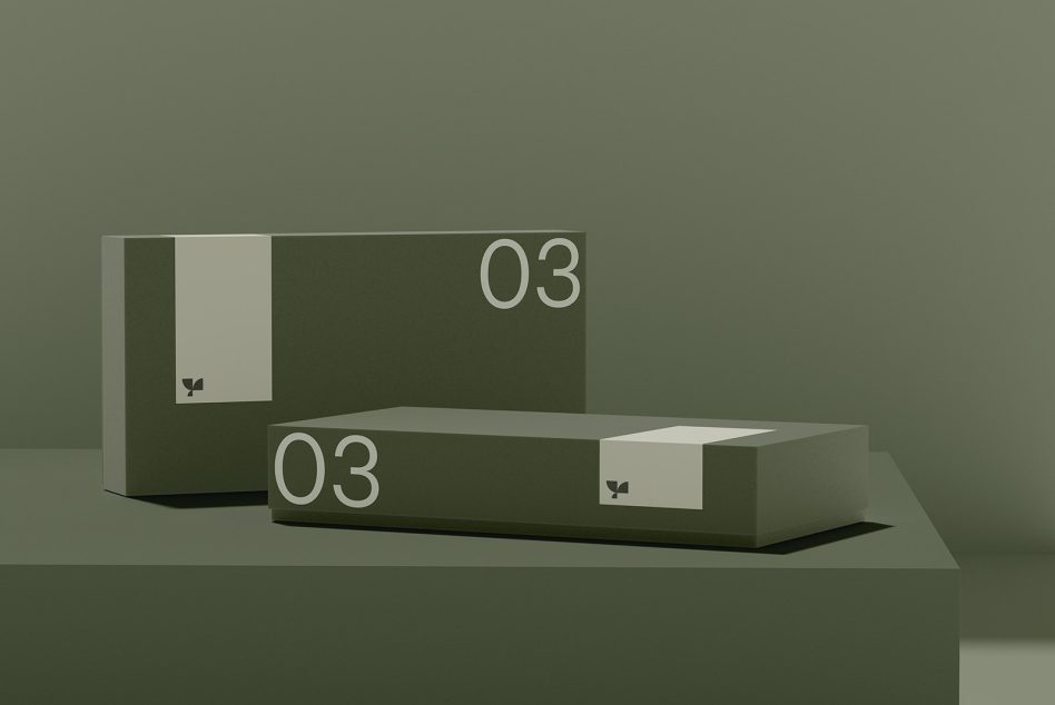Box 03 Standard Mockup, Packaging Mockup | Supply.Family