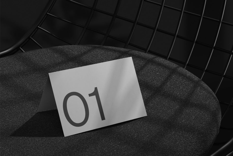 Card 01 Standard Mockup, Print Mockup | Supply.Family