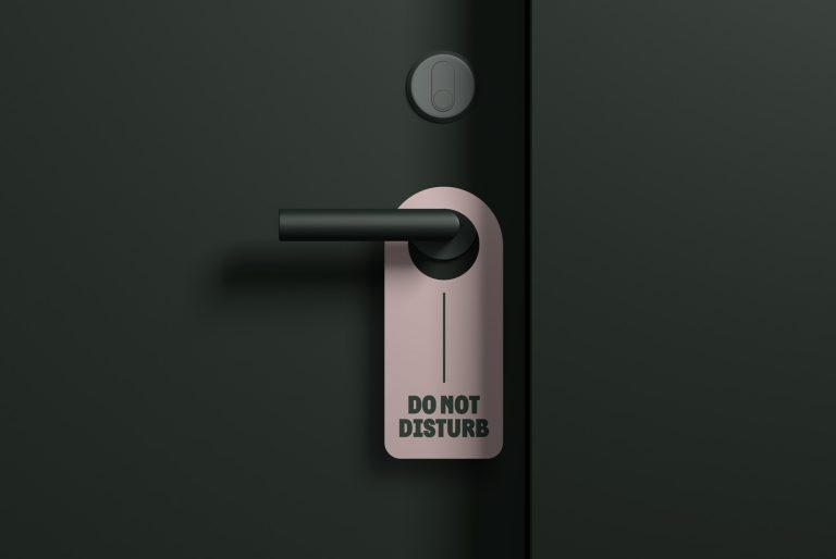 Door Sign 01 Standard Mockup, Outdoor Mockup | Supply.Family