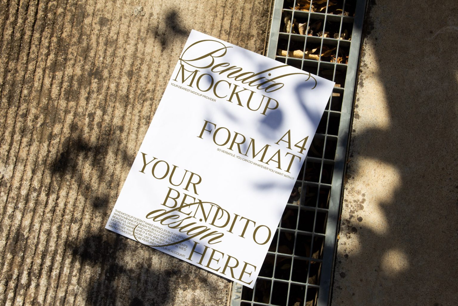 A4 Format D 02 Mockup, Print Mockup | Supply.Family