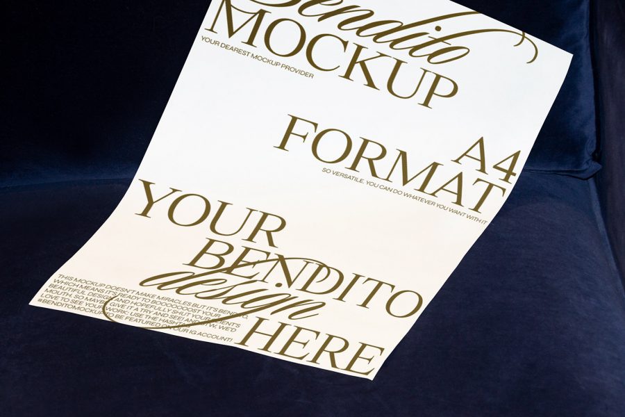 Format B2 A2 Poster Mockup 01 — Supply.Family — Mockups, Fonts ...