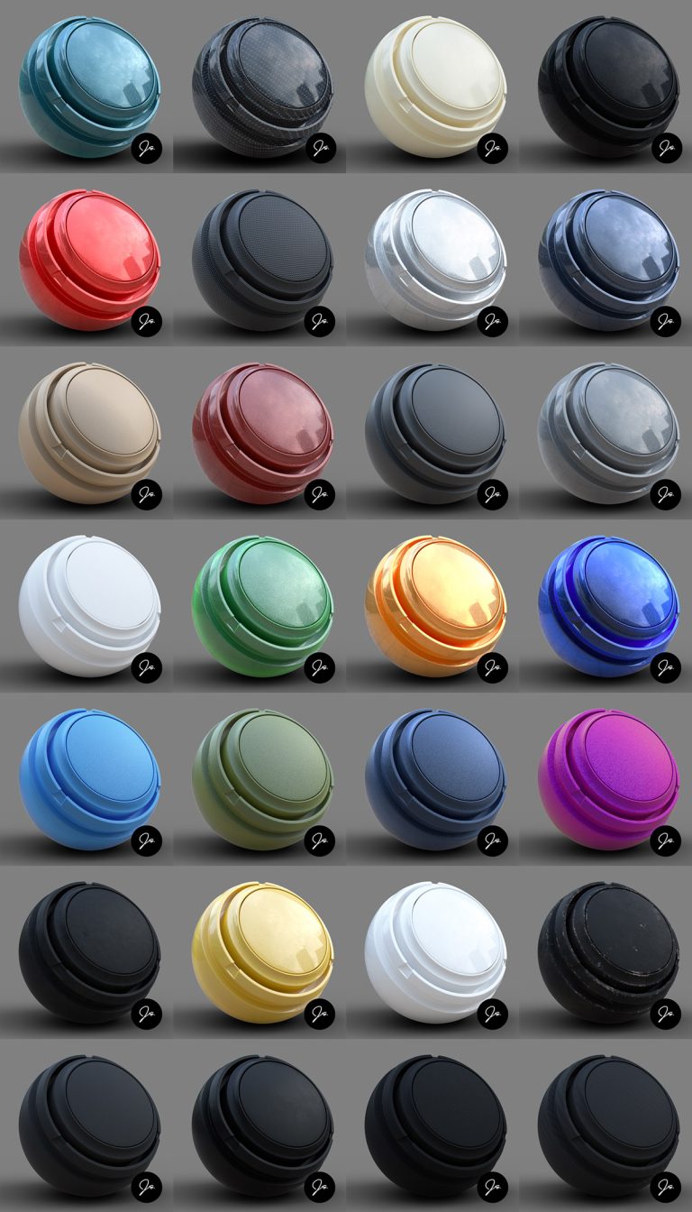 Automotive Shaders for Octane Render, | Supply.Family