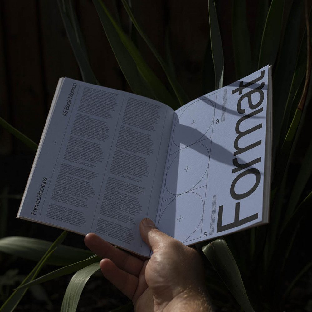 Format A5 Book Mockup 03 — Supply.Family — Mockups, Fonts, Graphics ...