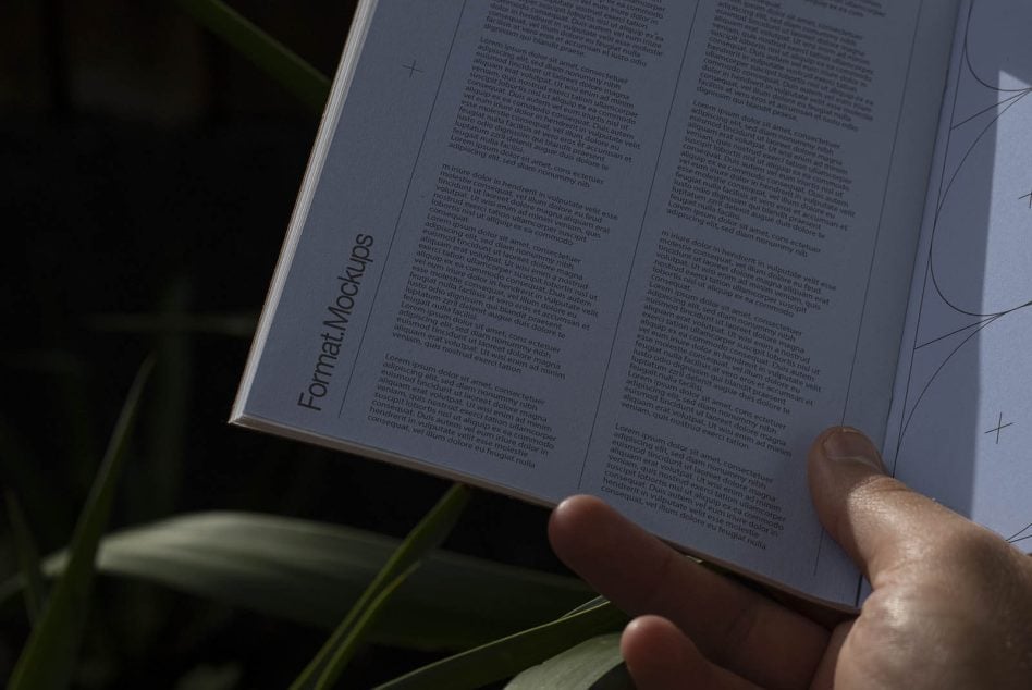 Format A5 Book Mockup 03, Print Mockup | Supply.Family