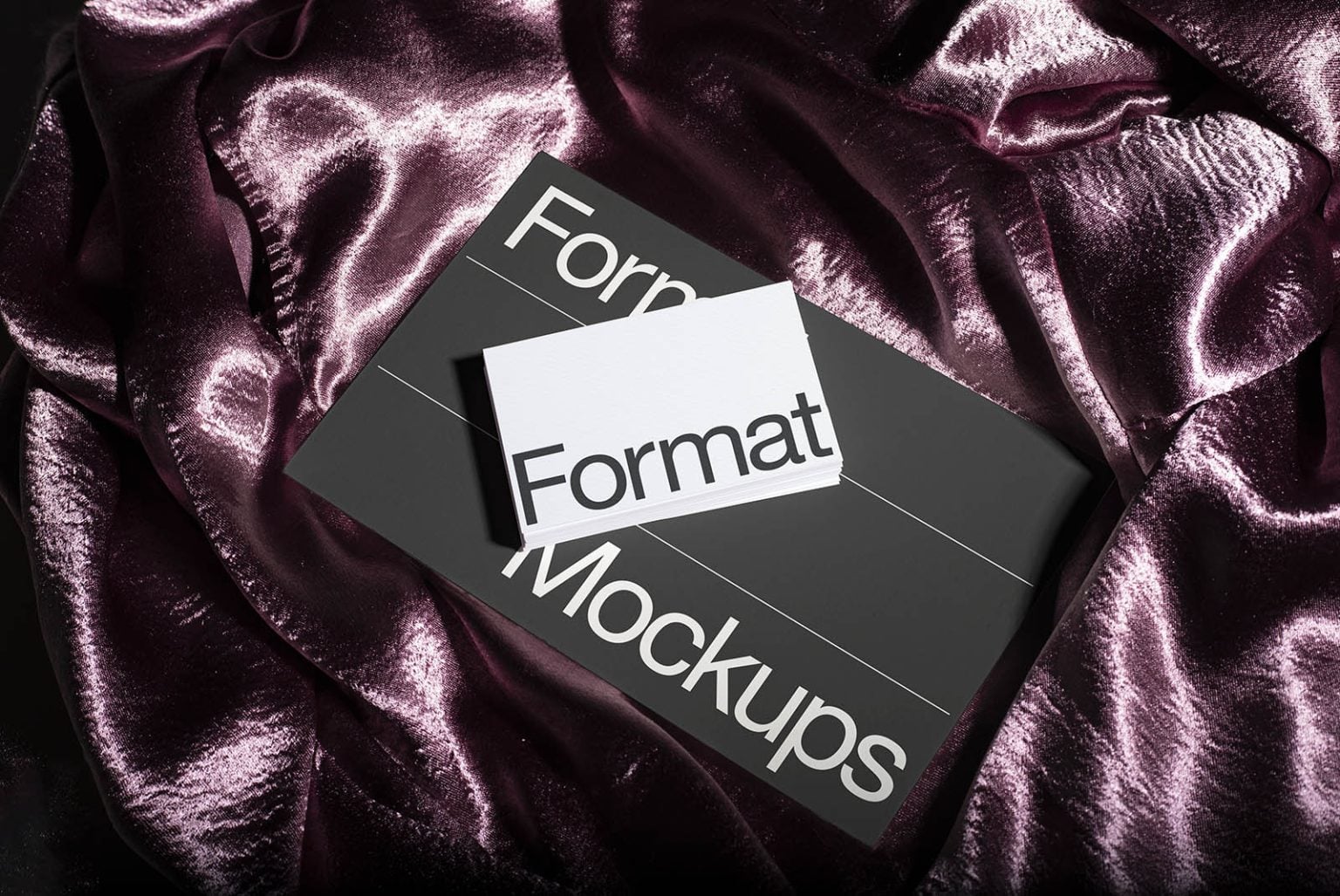 Format Card & Business Card Set Mockup 01, Print Mockup | Supply.Family