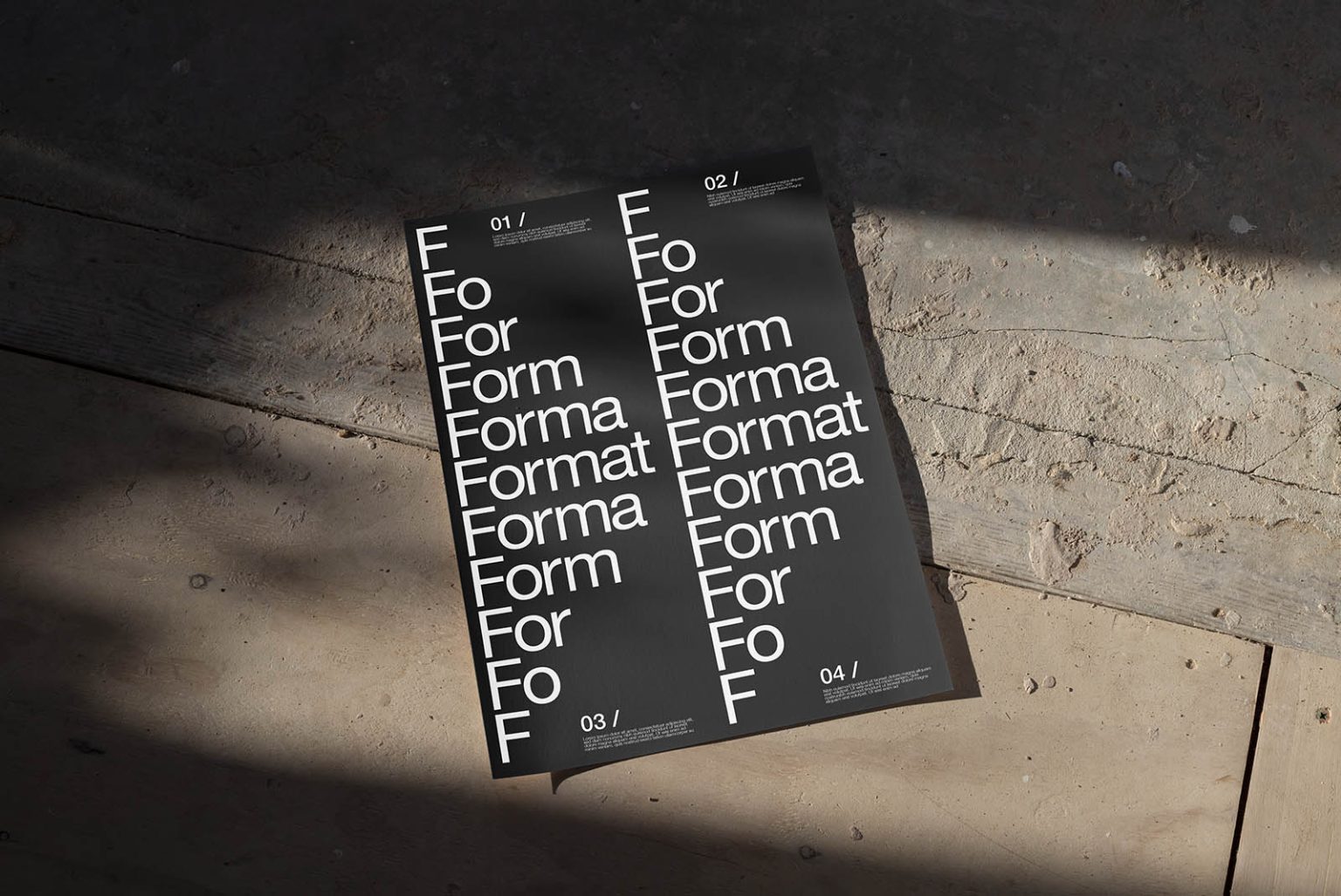 Format Poster Mockup 10, Poster Mockup | Supply.Family