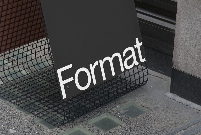 Format B2 A-Board Mockup 03, Outdoor Mockup | Supply.Family