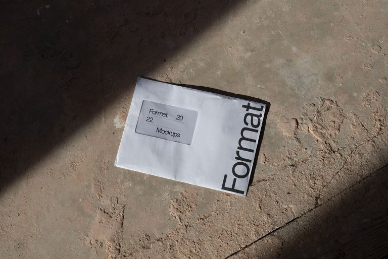 Format B2 Envelope Mockup 01, Print Mockup | Supply.Family