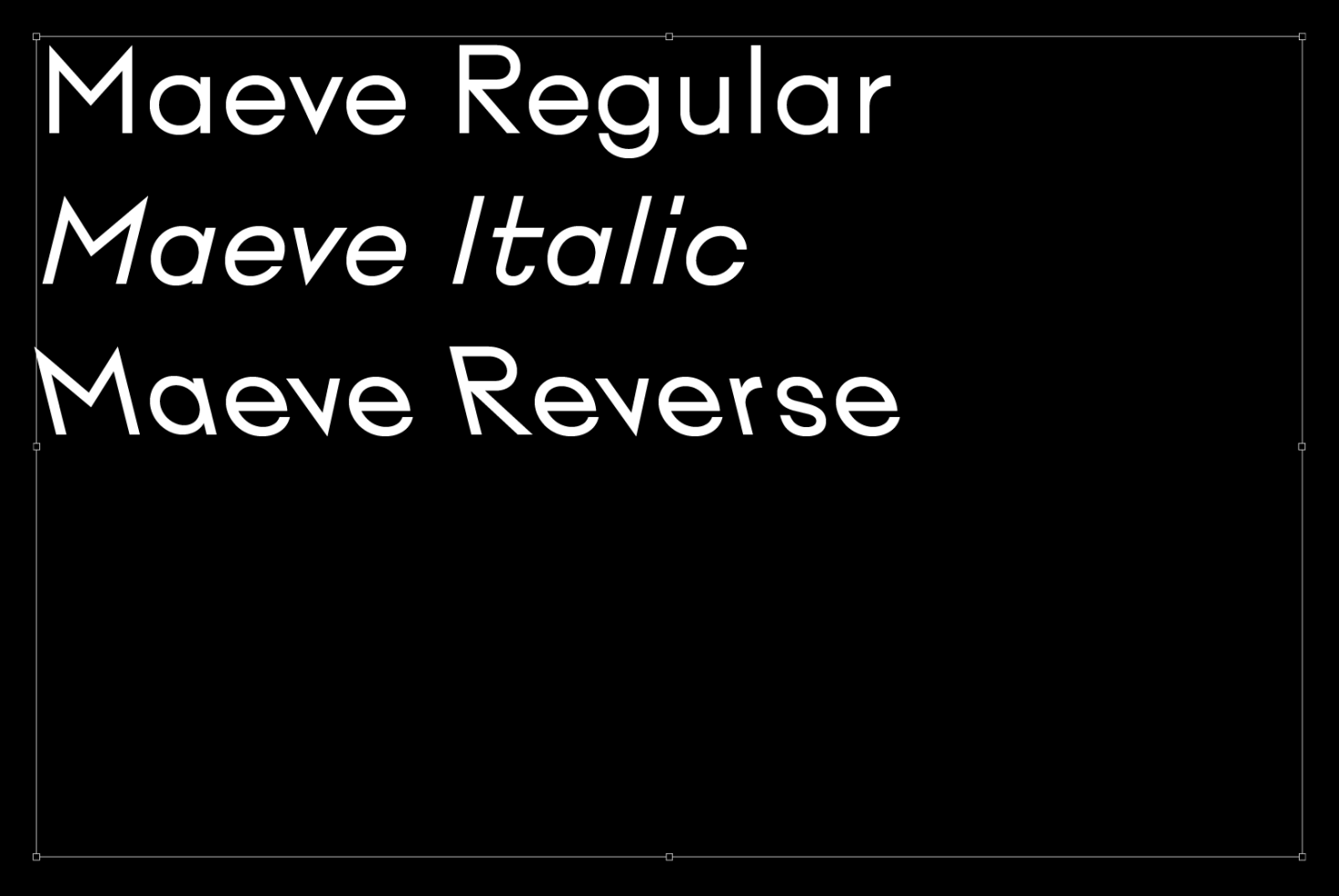 Maeve, Sans Serif Font | Supply.Family