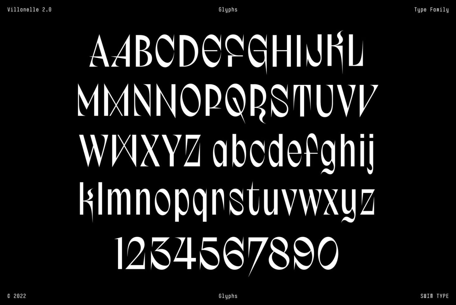 Villanelle 2.0, Display Font | Supply.Family