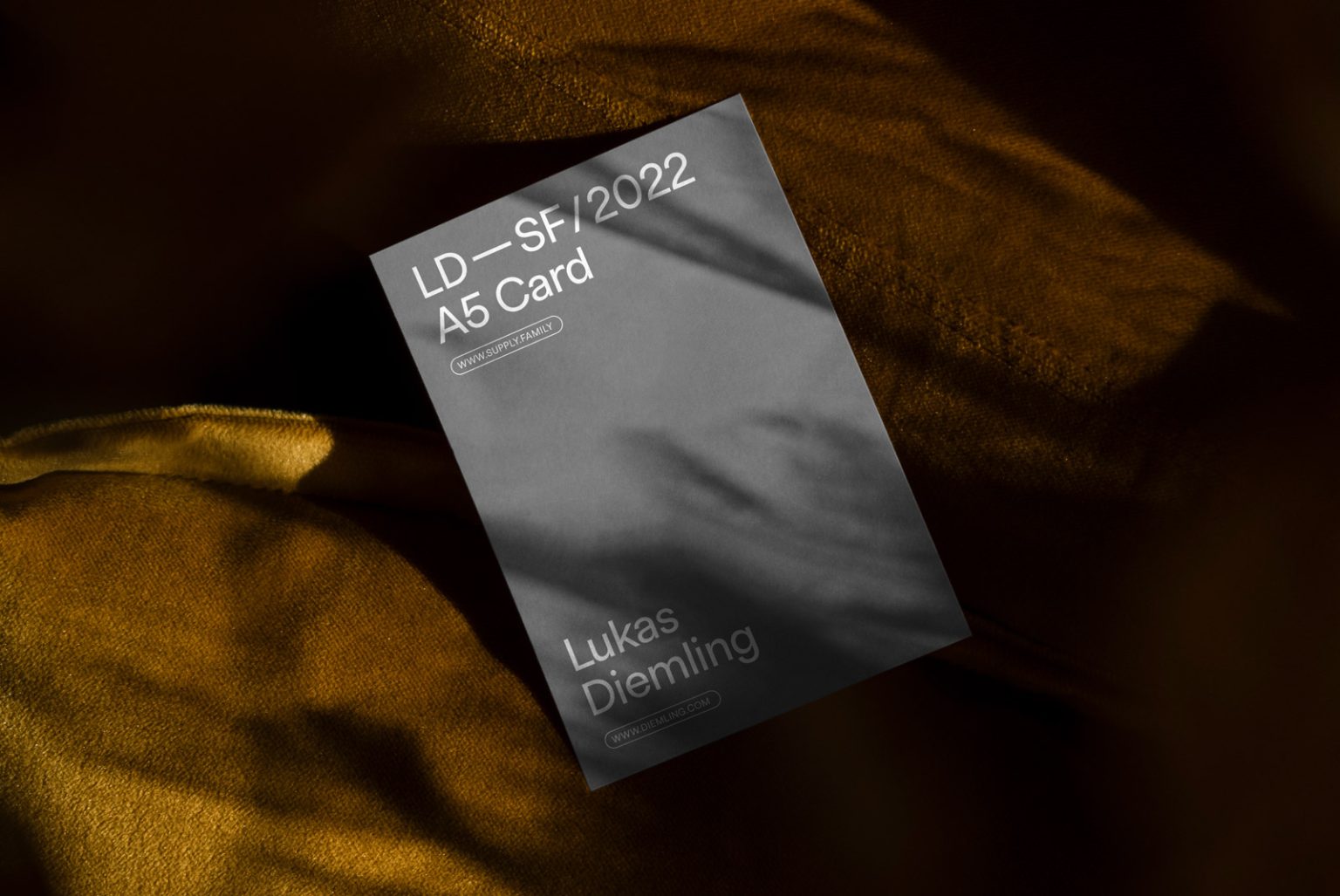 A5 Card 04 Mockup, Print Mockup | Supply.Family