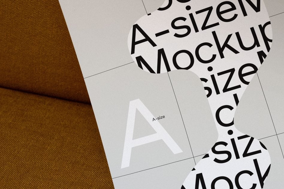 A4 Card S2 012 Mockup, Print Mockup | Supply.Family