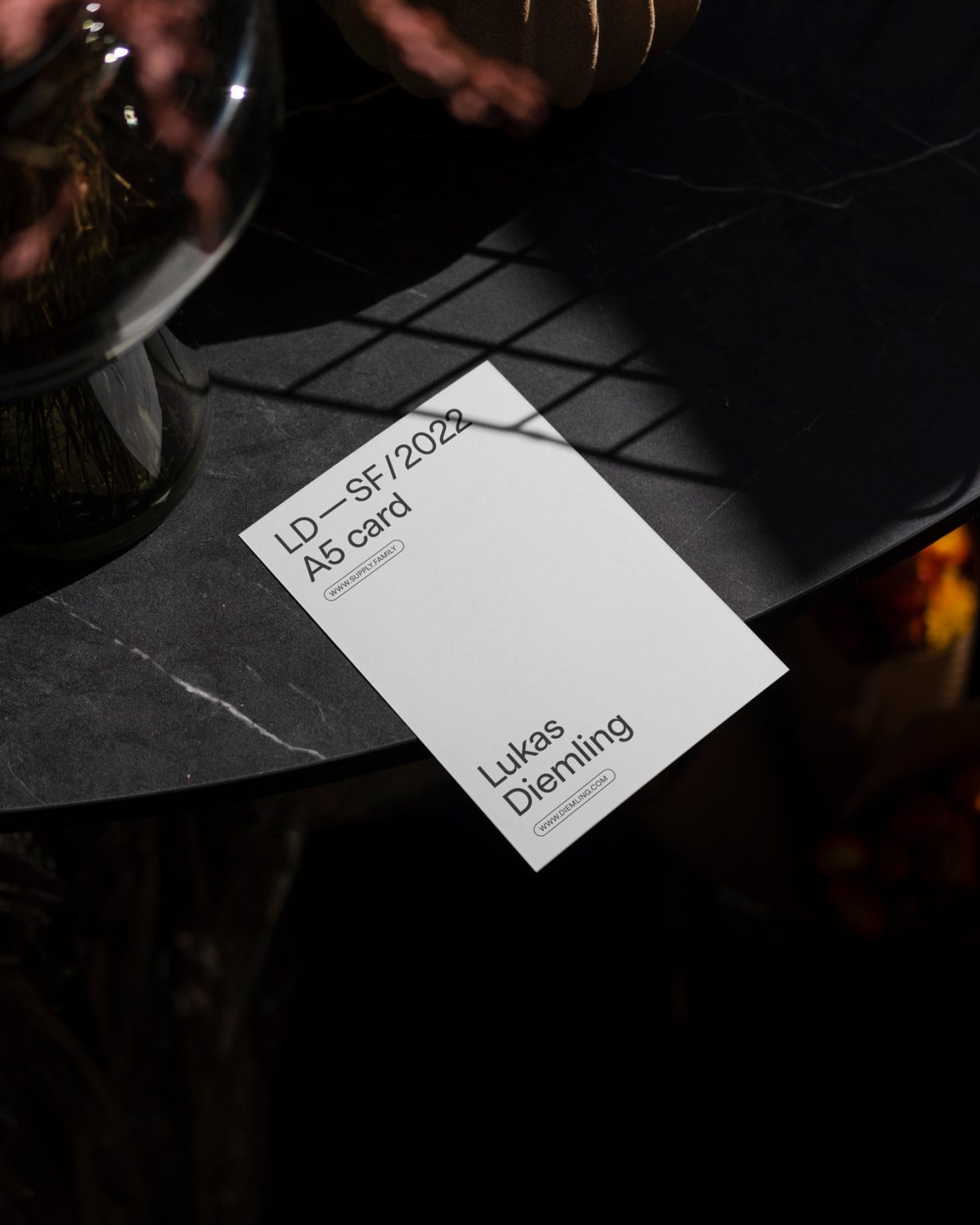 A5 Card 06 Mockup, Print Mockup | Supply.Family