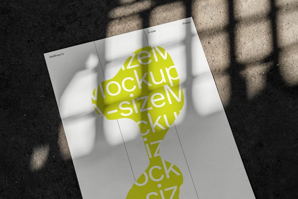 A3 Card S3 012 Mockup, Print Mockup | Supply.Family