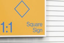 Square Sign Mockup 01, Outdoor Mockup | Supply.Family