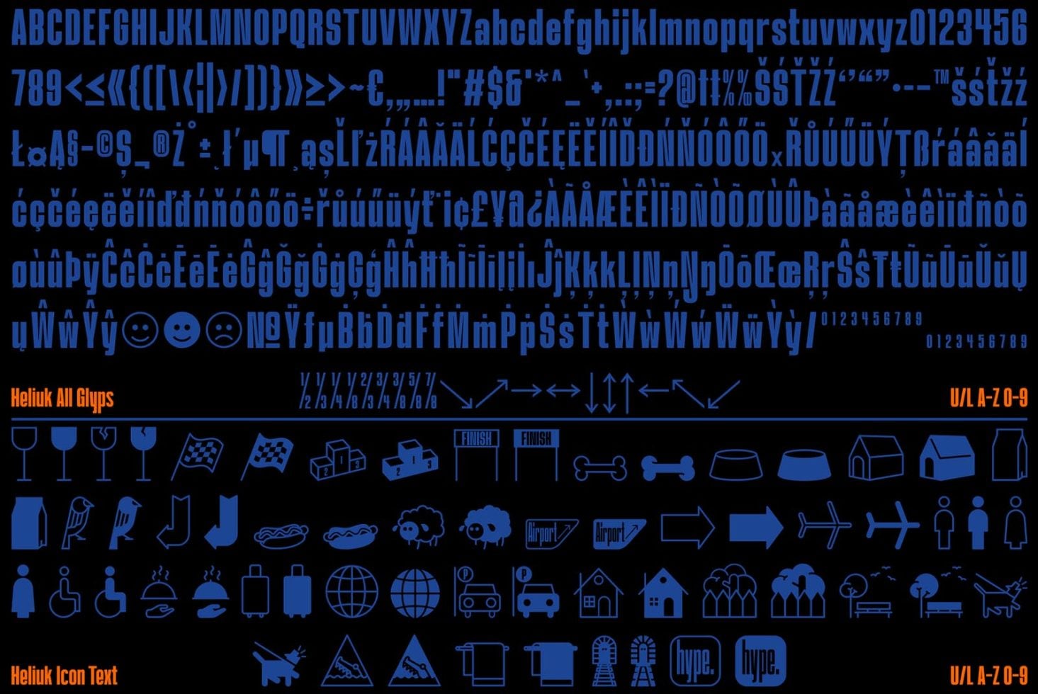 Heliuk, Display Font | Supply.Family