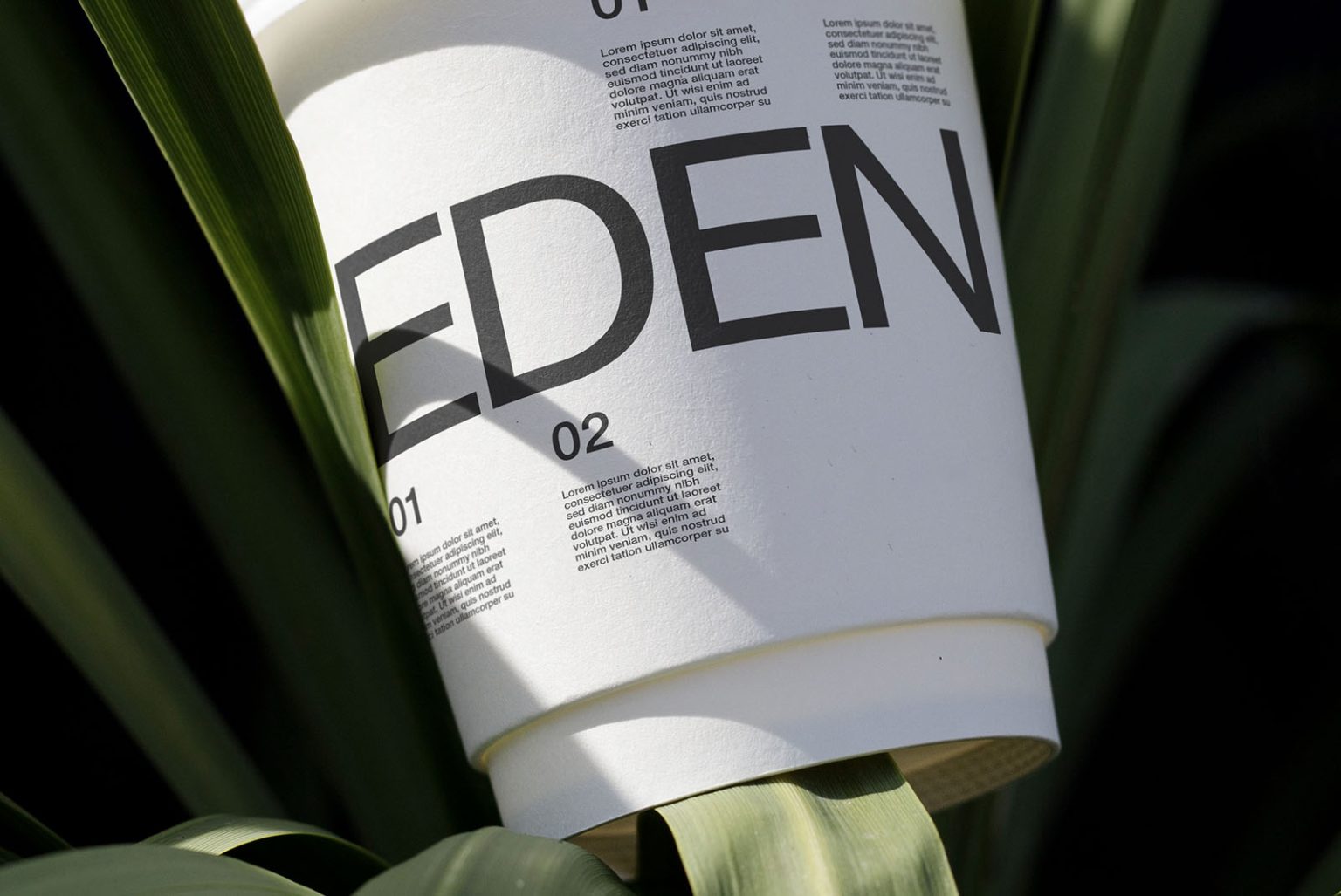 Eco Cup Mockup Eden 01, Packaging Mockup | Supply.Family