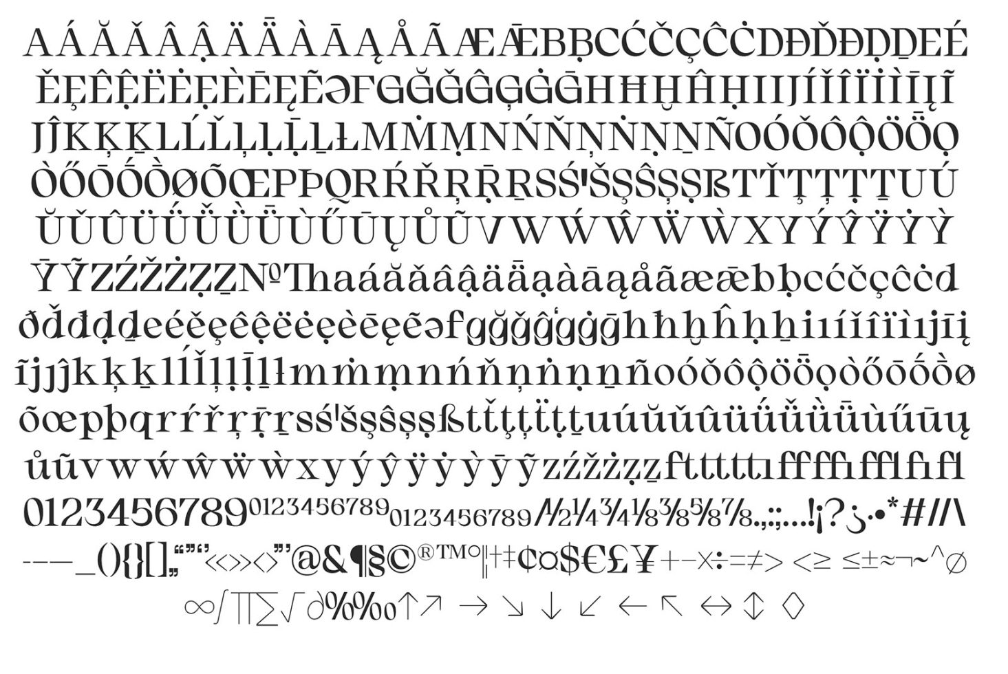 Bla Bla, Serif Font | Supply.Family