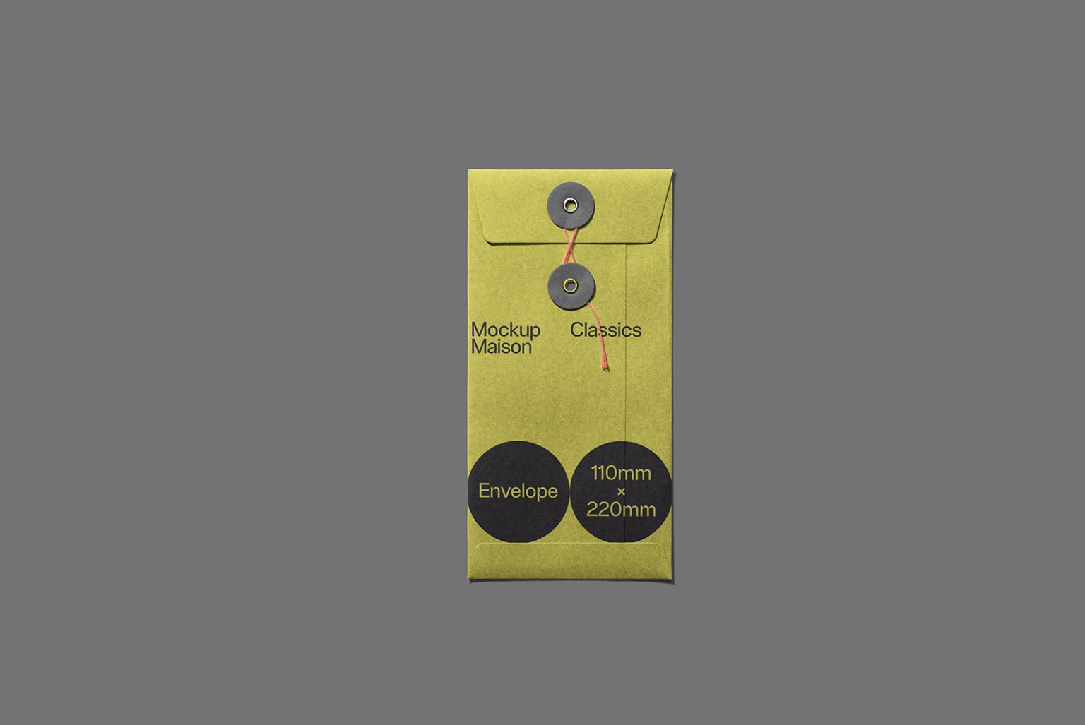 Envelope EV Classics 205 Mockup, Print Mockup | Supply.Family