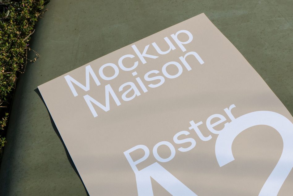 Poster PO E04 Mockup, Poster Mockup | Supply.Family