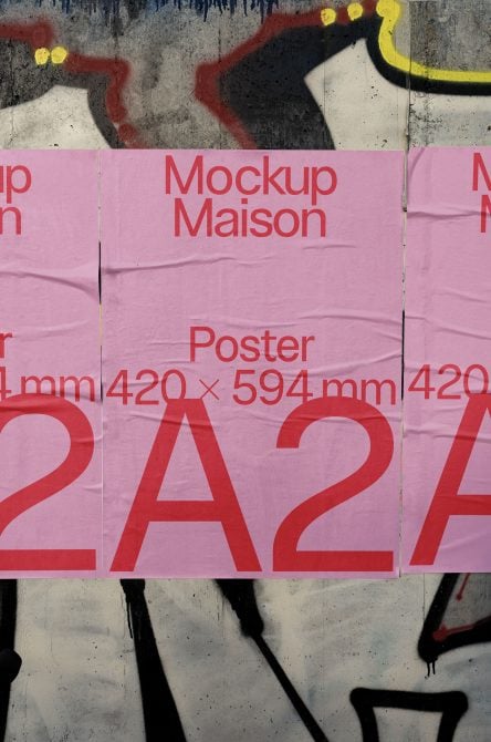 Poster PO F04 Mockup, Poster Mockup | Supply.Family