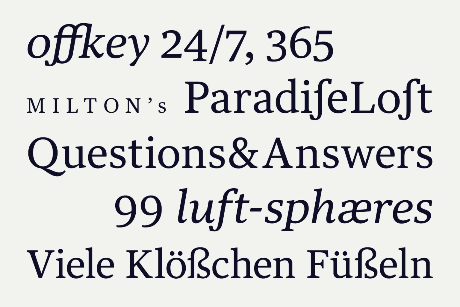 Haiku Typeface, Serif Font | Supply.Family