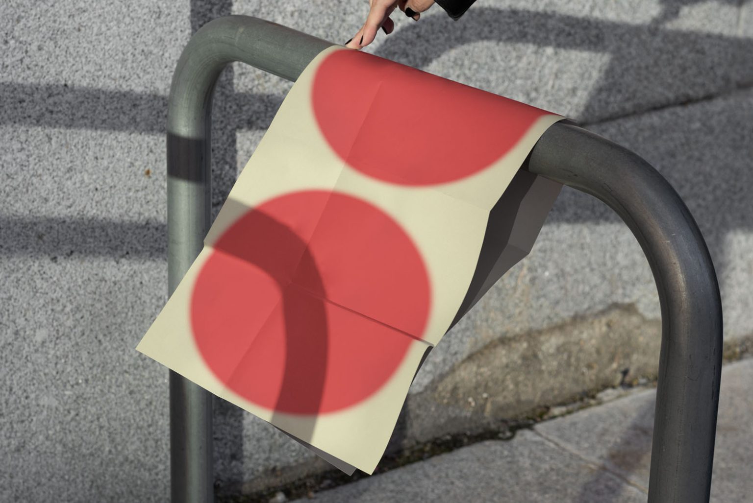 Folding Poster C03 Mockup 025, Poster Mockup | Supply.Family