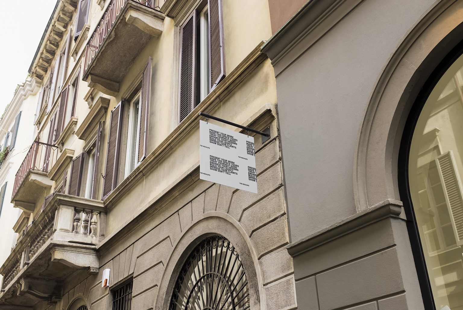 TM-SF-SIGN-011, Outdoor Mockup | Supply.Family