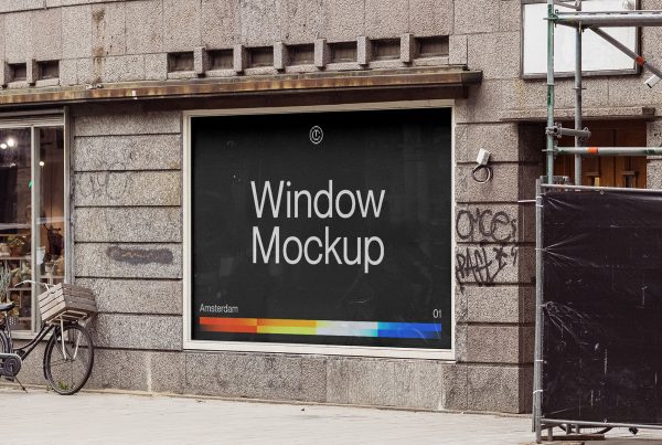 Retail Storefront Window Mockup — Supply.Family — Mockups, Fonts ...