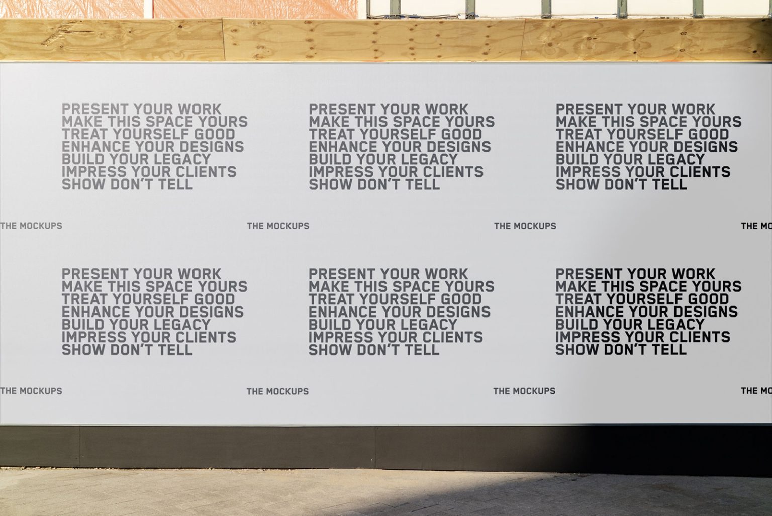 Format B2 A-Board Mockup 05 — Supply.Family — Mockups, Fonts, Graphics ...