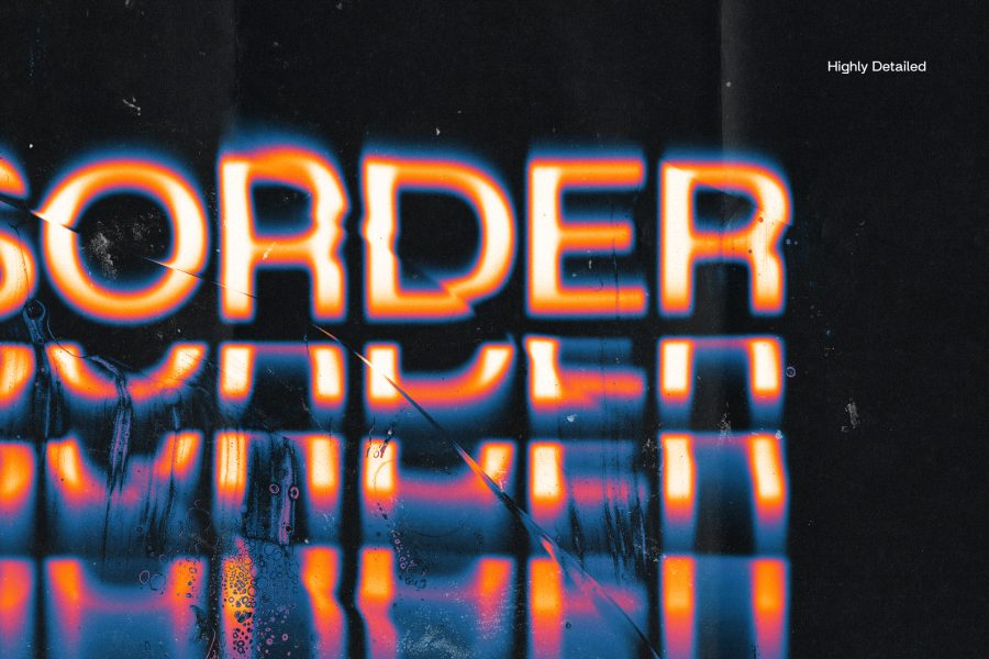 Disorder Text Distortion Effect, Photoshop Effect Graphic | Supply.Family