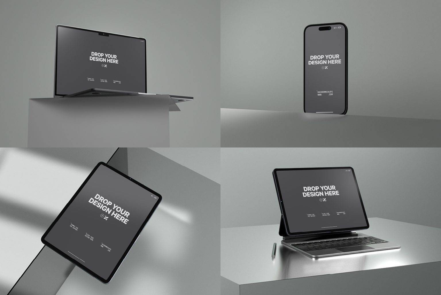 Minimal Apple Devices Collection, Object Mockup | Supply.Family