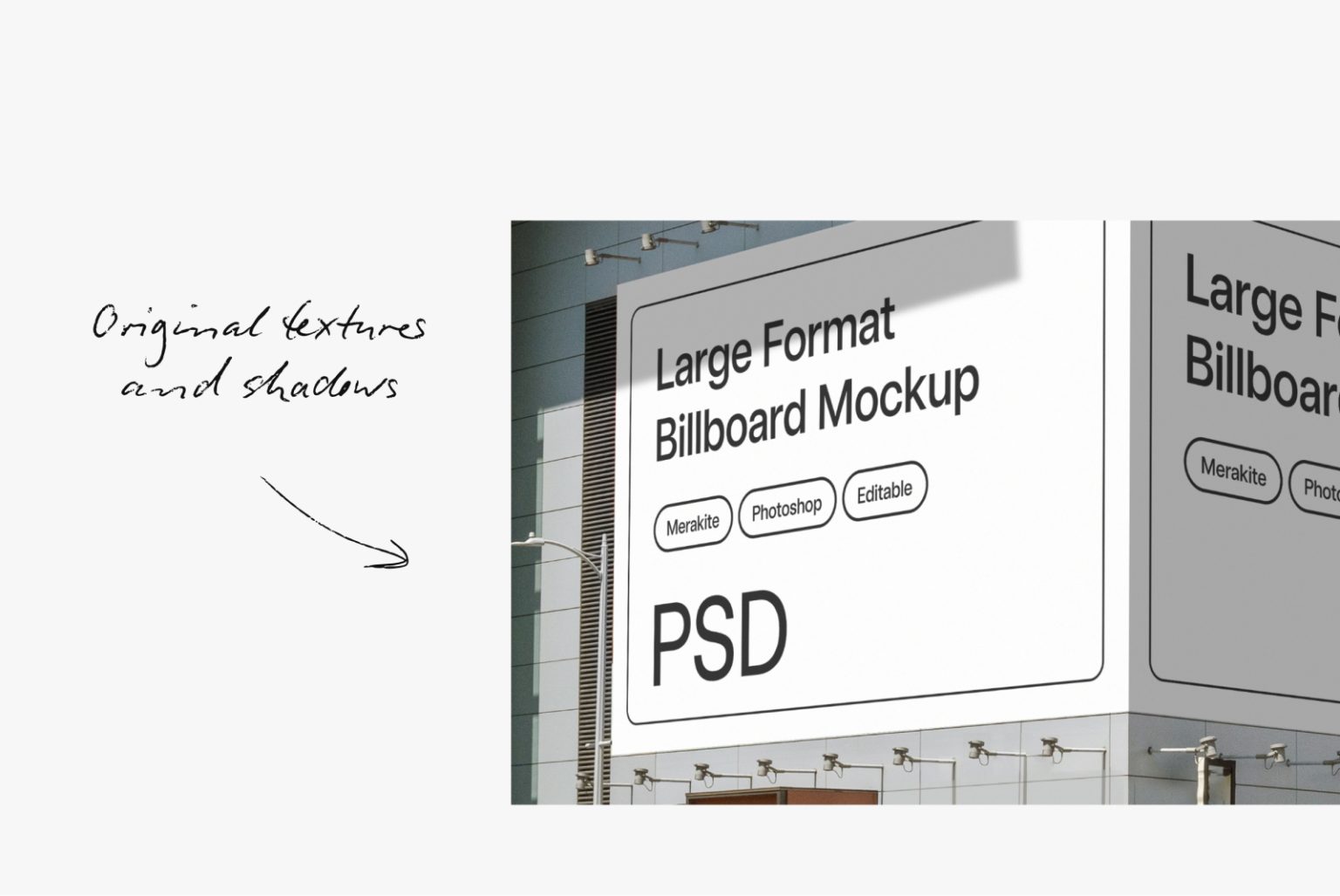 Large Corner Billboard Mockup Urban PSD, Outdoor Mockup | Supply.Family