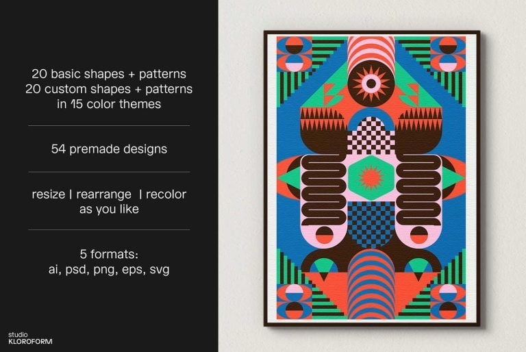 Geometric Fun 1, Vector Graphic | Supply.Family