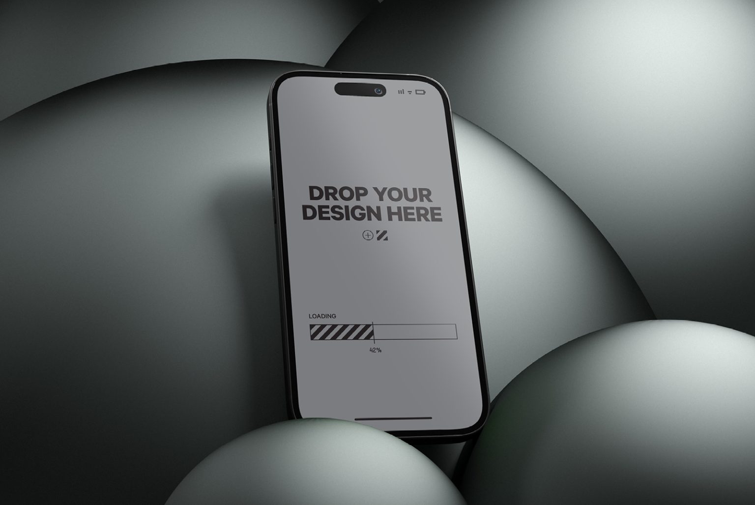 Sphere iPhone Mockup HM 035, Tech Mockup | Supply.Family