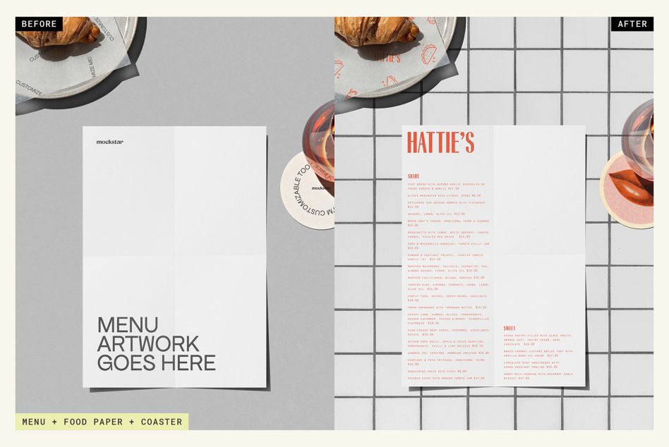 Cafe Mockup Bundle, Bundle Mockup | Supply.Family