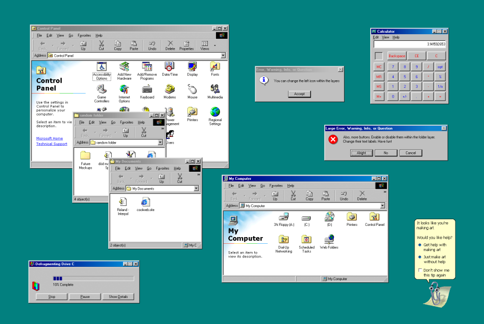 Windows 99, Tech Mockup | Supply.Family