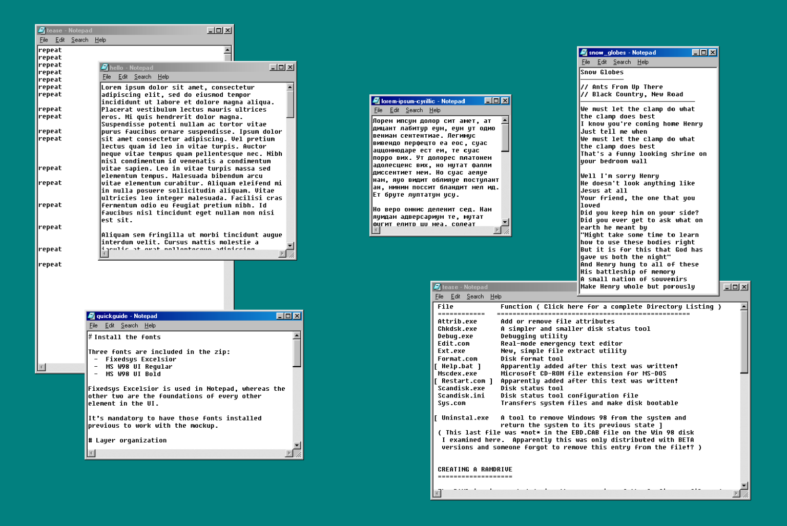 Windows 99, Tech Mockup | Supply.Family
