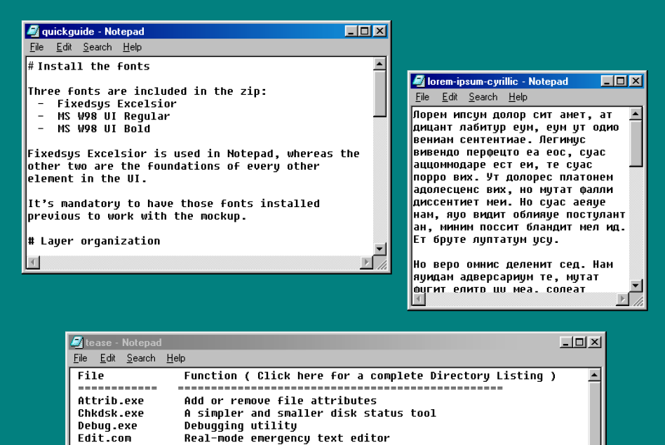 Windows 99, Tech Mockup | Supply.Family