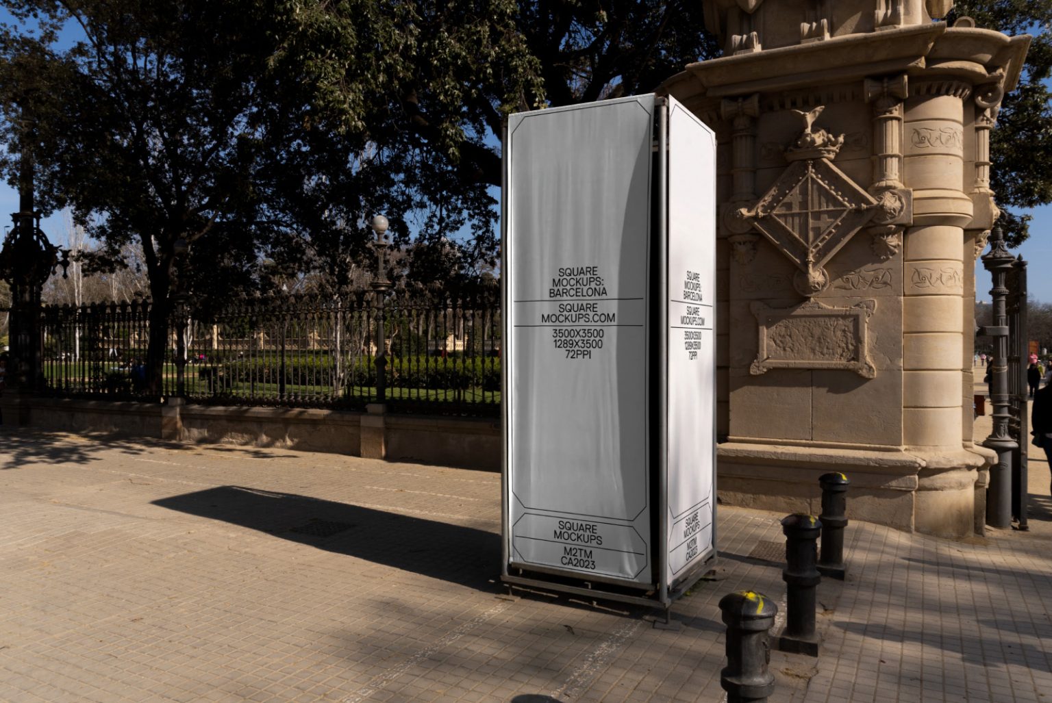 M2 Banner 0009 — Antwerp, Outdoor Mockup | Supply.Family