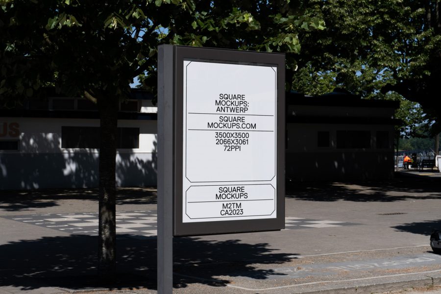 Format B2 A4 Poster Mockup 04 — Supply.Family — Mockups, Fonts ...