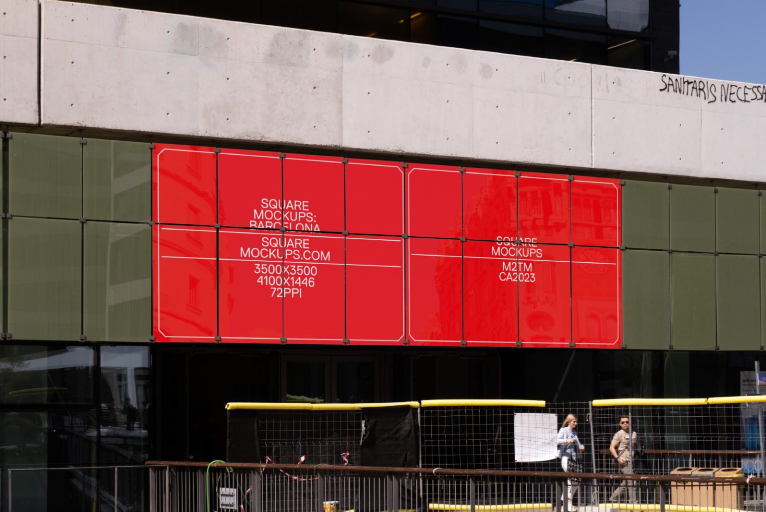 M2 Storefront 0001 — Barcelona, Outdoor Mockup | Supply.Family