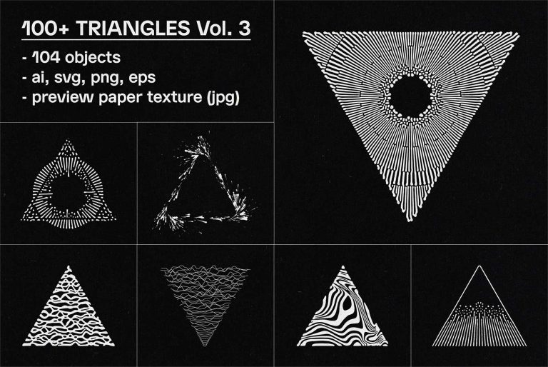 Triangles 3, Vector Graphic | Supply.Family