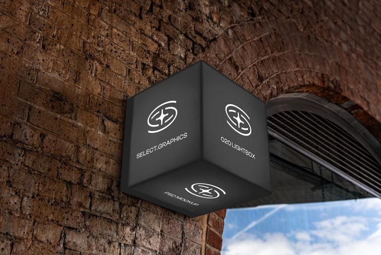 Lightbox 02 Facade Mockup — Supply.Family — Mockups, Fonts, Graphics ...