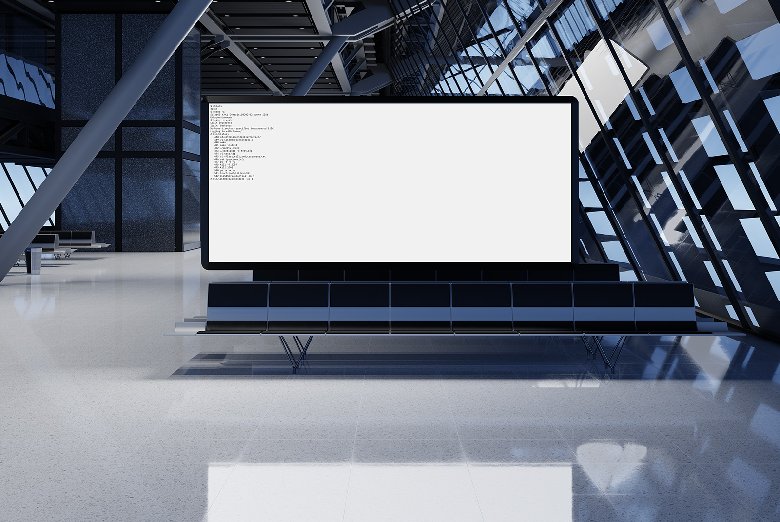 Airport Terminal Mockup — Supply.Family — Mockups, Fonts, Graphics ...