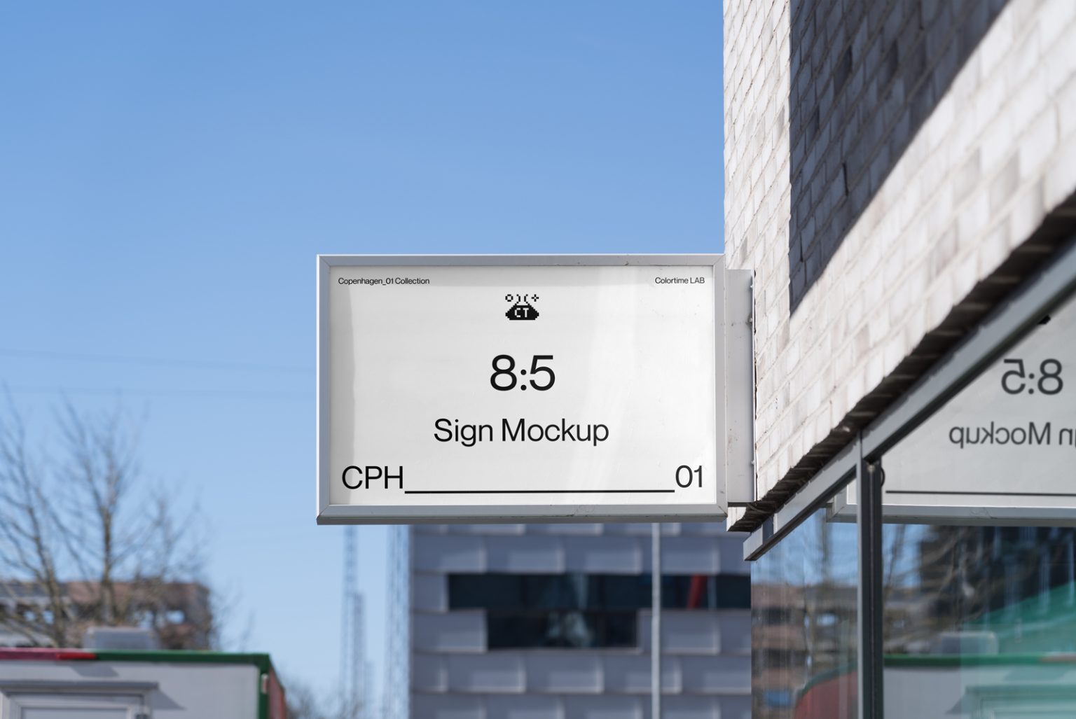 Downtown Bus Stop Mockup — Supply.Family — Mockups, Fonts, Graphics ...