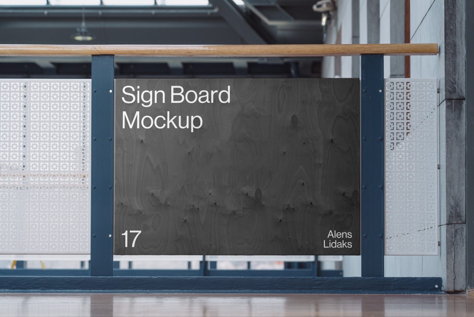 Sign Board Mockup 17 AL, Outdoor Mockup | Supply.Family