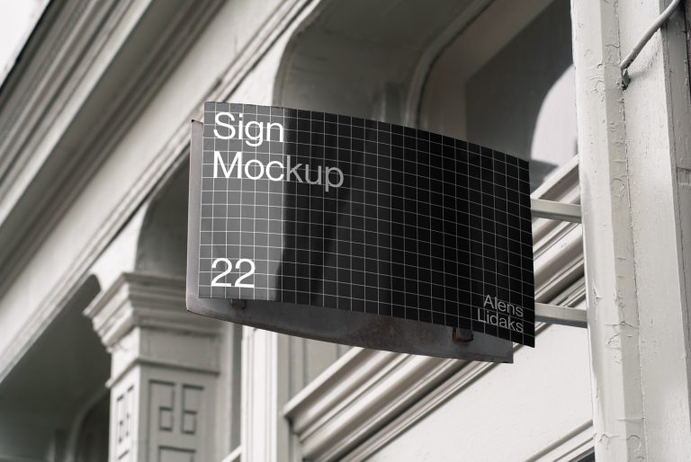 Sign Mockup 22 AL, Object Mockup | Supply.Family