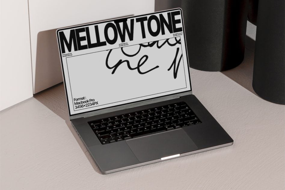 Macbook Pro MT04 Mockup, Tech Mockup | Supply.Family